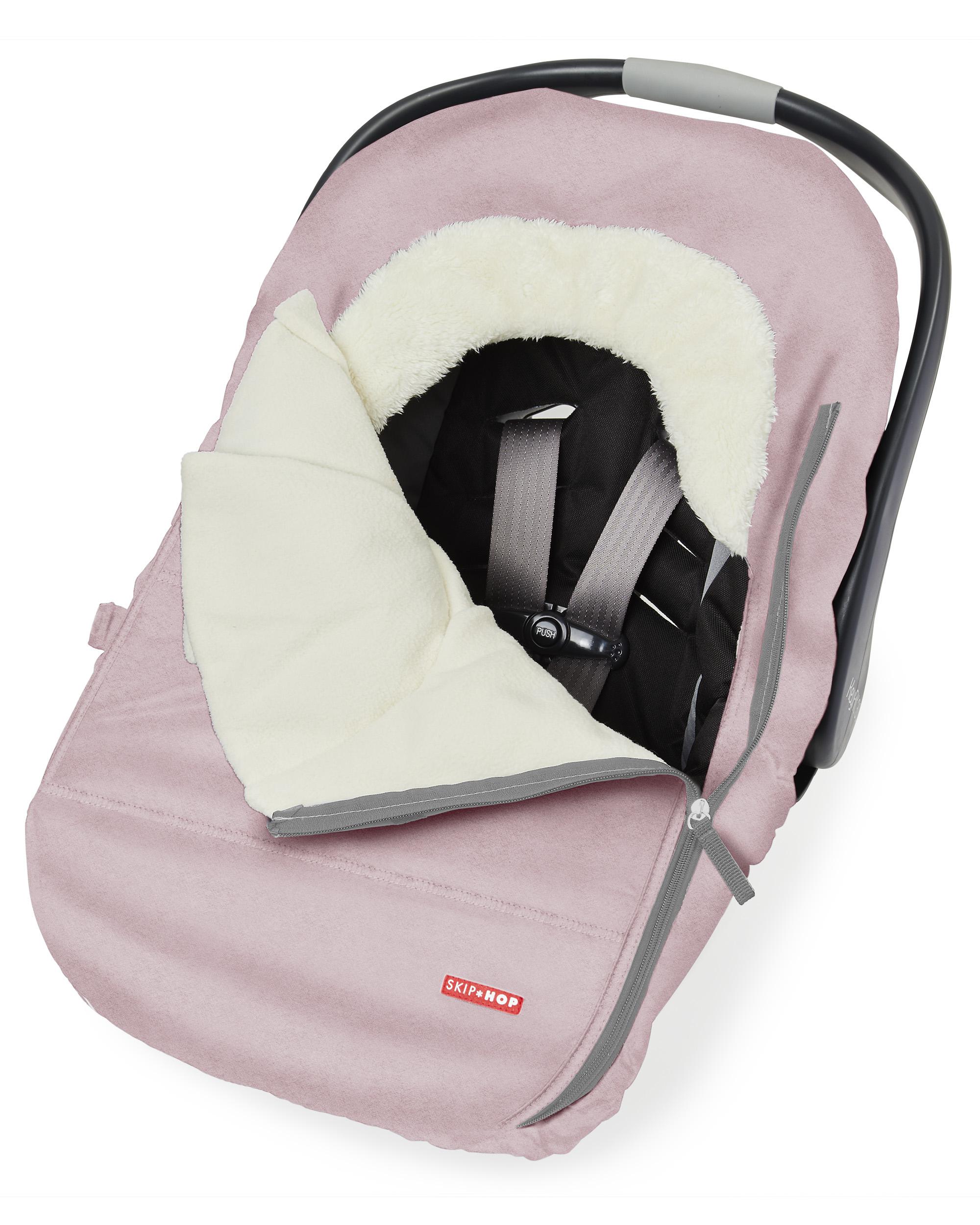 Pink Heather Stroll Go Car Seat Cover Pink Heather skiphop